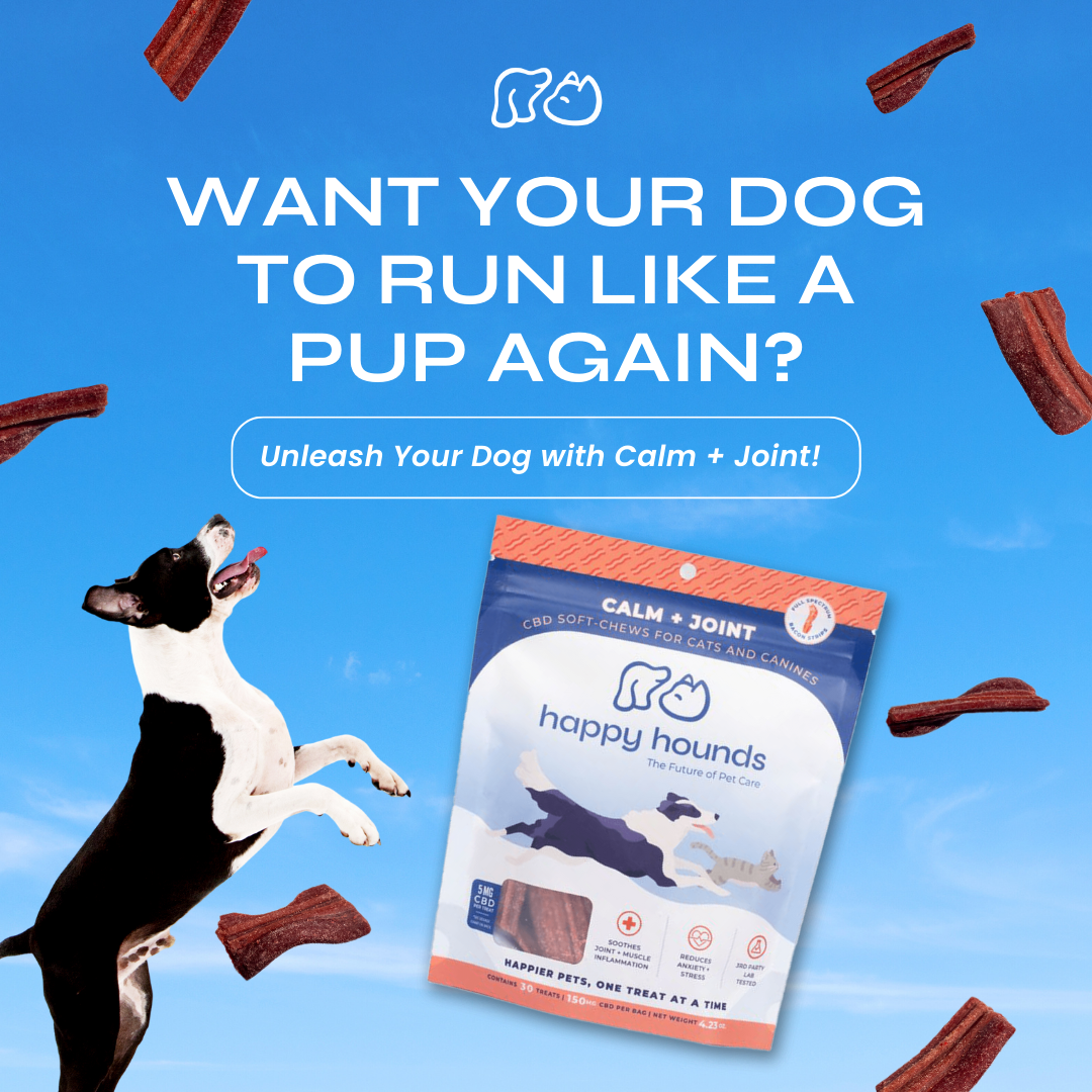 Calm + Joint Bacon Strips for Hip & Joint Support - Happy Hounds
