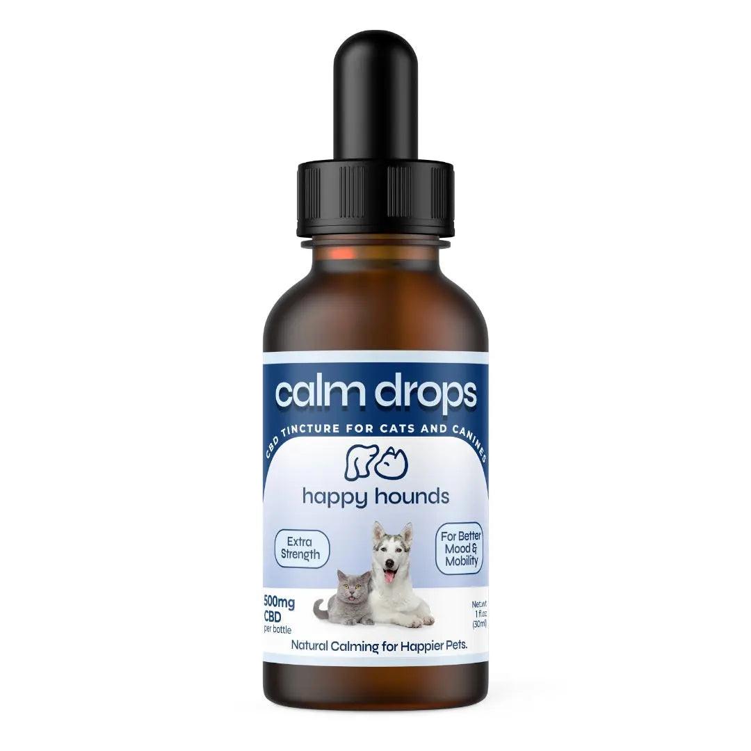 Calm Drops | CBD OIl Drops for Pet Stress - Happy Hounds